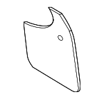 2011-2020 Ford Splash Guards, Rear, Single CL3Z-16A550-P | TascaParts.com