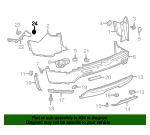 2013-2025 GM Rear Bumper Fascia Seal 22777400 GM | GMPartsDirect.com