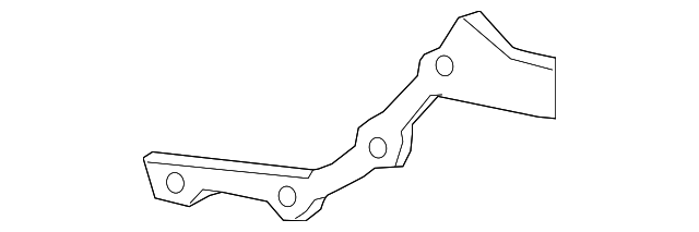 2017-2020 GM Rear Passenger Side Bumper Fascia Guide 84309651 GM ...