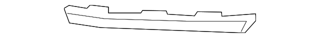 2017-2019 GMC Acadia Anthracite Rear Bumper Fascia Molding 84109983 ...