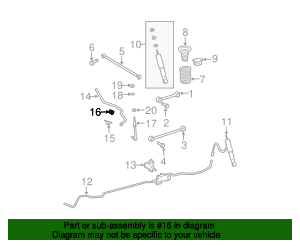 1984-2009 Toyota Suspension Stabilizer Bar Bushing (Front, Rear) 48815 ...