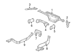 2003-2007 Saturn Ion Duct 22737039 | OEM Parts Online