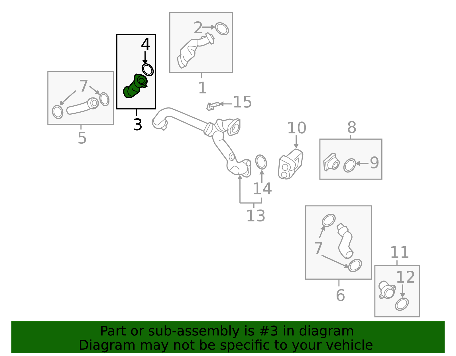2019-2021 Porsche Macan Inter-Cooler Hose PAC-145-673-A | Gaudin ...