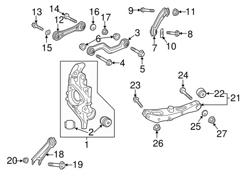 Rear Suspension for 2017 Buick LaCrosse | TascaParts.com