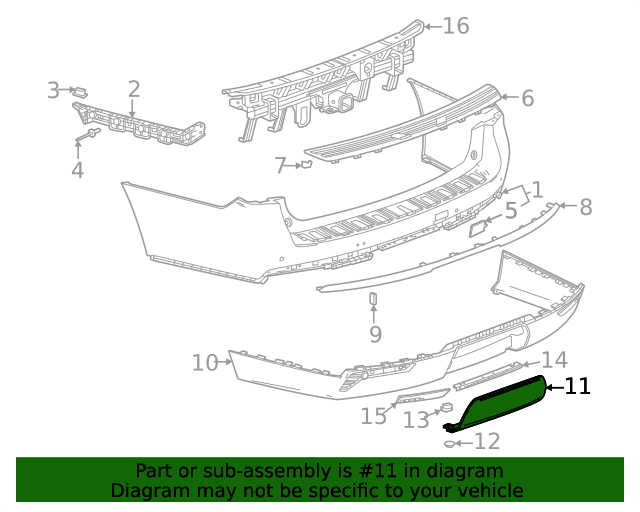 2021-2024 GM Cover (Replaces Part Number 84340919) 85139540 GM ...