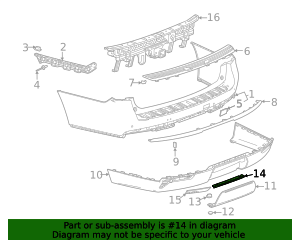 2021-2024 GM Rear Bumper Fascia Trailer Hitch Access Hole Cover Bracket ...