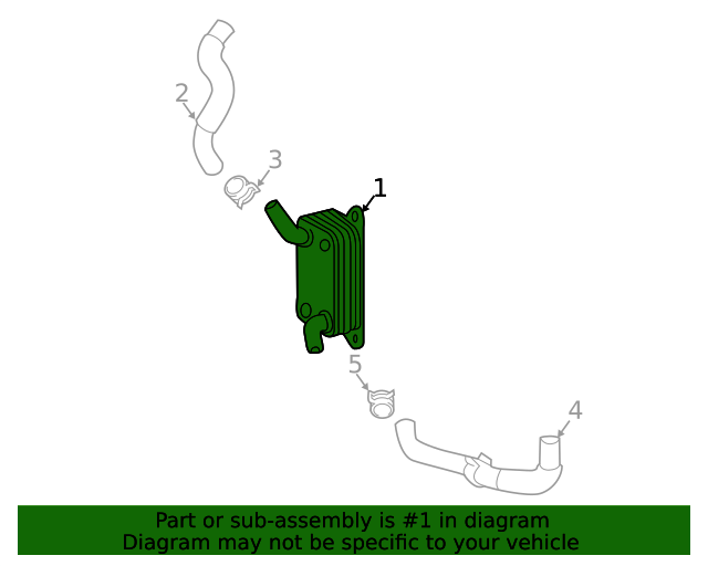 33493-12090 - Trans Cooler - 2019-2024 Toyota | OEMGenuineParts.com