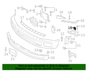 2017-2019 Ford Inner Bracket Nut Plate -W714663-S900 | TascaParts.com