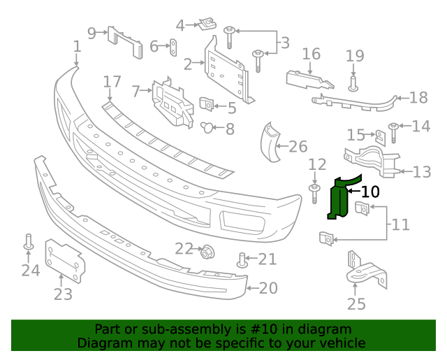 2017-2019 Ford OEM NEW 2017-2019 Ford F250 F350 Super Duty Left Side ...