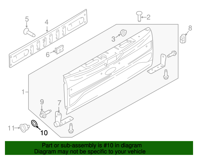 2007-2023 Ford Pivot Shim 4L3Z-9943152-AA | Blue Springs Ford Parts