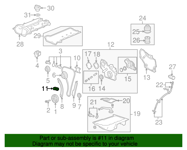 2006-2011 GM Nozzle 12577163 | GMPartsDirect.com