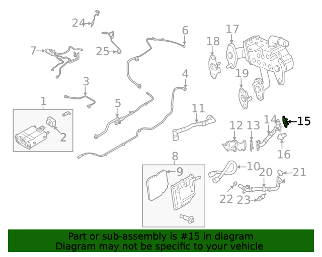 Genuine OEM Ford Part - Exhaust Gas Re-Circulation (Egr) Valve Gasket ...