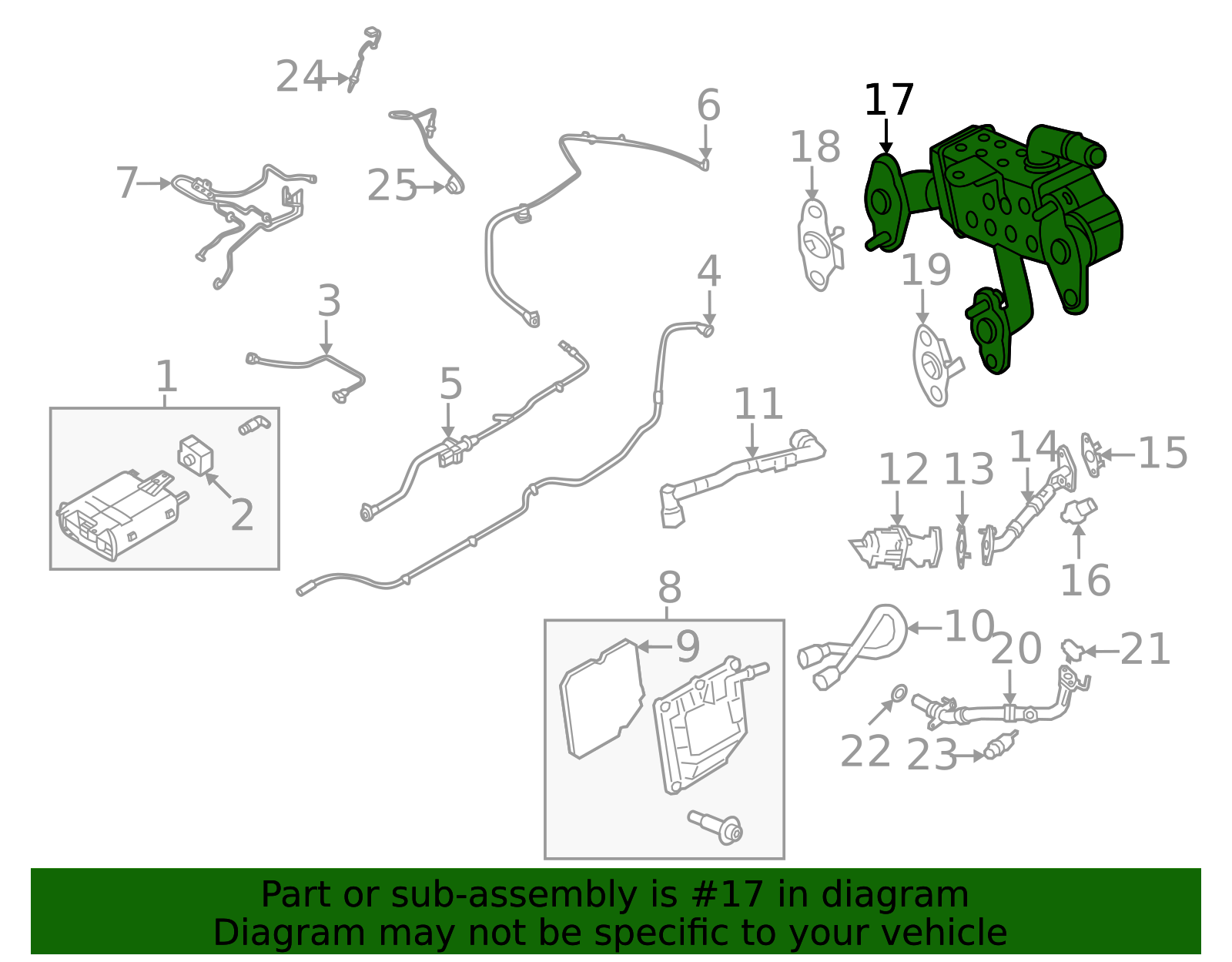 K2GZ-9F464-B - EGR Cooler 2019-2024 Ford | AutoNation Parts