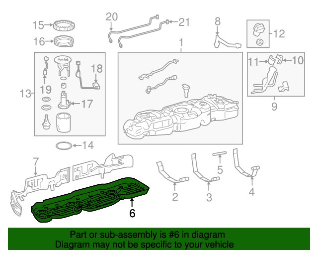 77606-0C060 - Fuel Pump Assembly Gasket - 2014-2021 Toyota Tundra | OEM ...