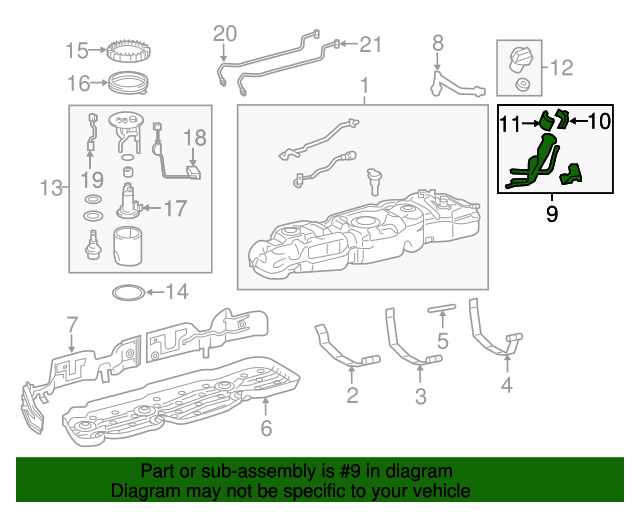77201-0C121 - Filler Pipe 2014-2021 Toyota Tundra | Ourisman Toyota Parts