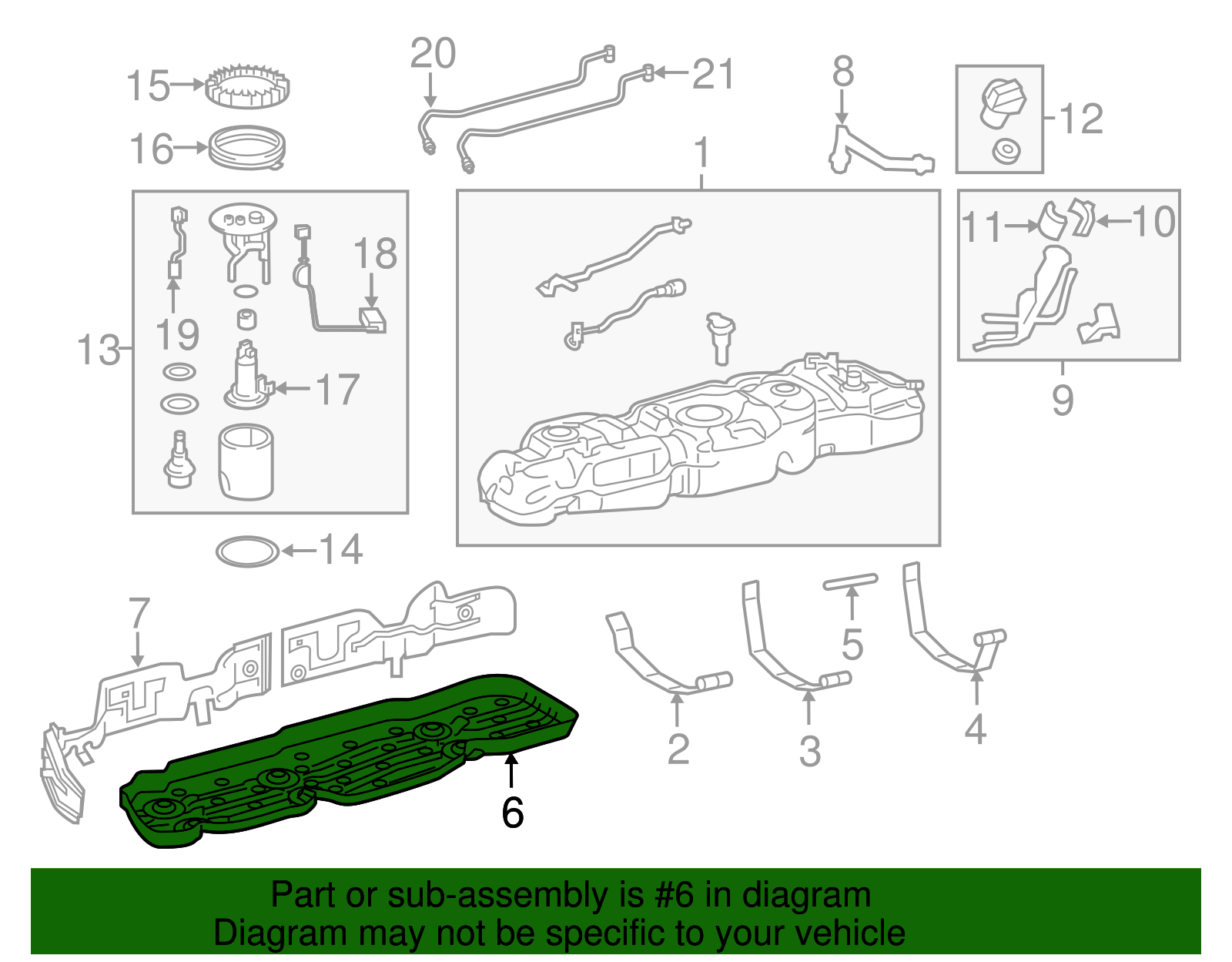 2014-2021 Toyota Tundra Fuel Tank Protector 77606-0C060 | Toyota Parts ...