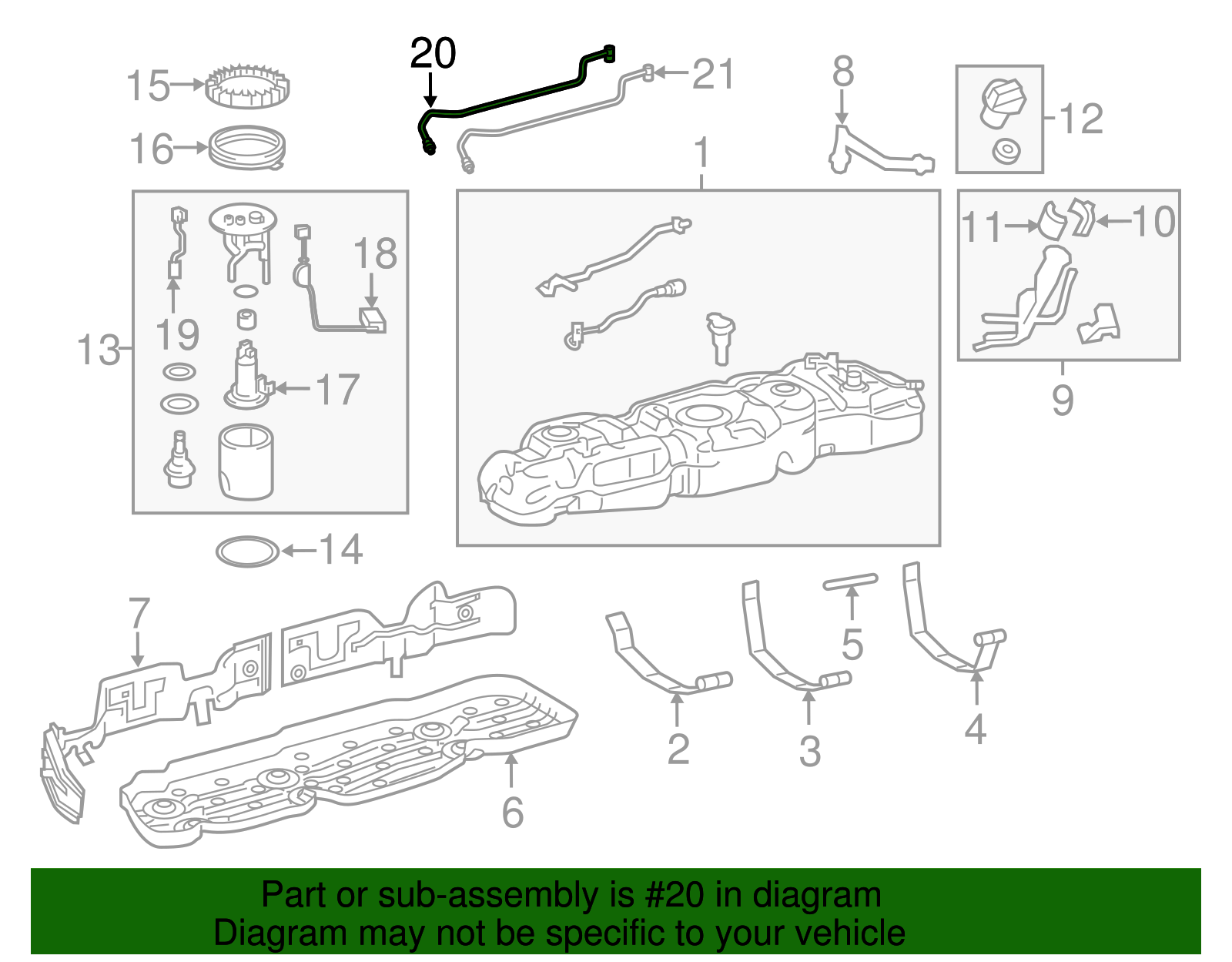 2015-2021 Toyota Tundra 2015-2021 Toyota Tundra - Tube 77209-0C140 ...