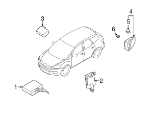 2006-2015 Mazda OEM NEW 2006-2015 Mazda 3 5 6 CX9 Rain Sensor Rain ...