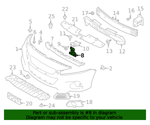2019-2020 Nissan Altima Lower Retainer 62242-6CA0A | TascaParts.com