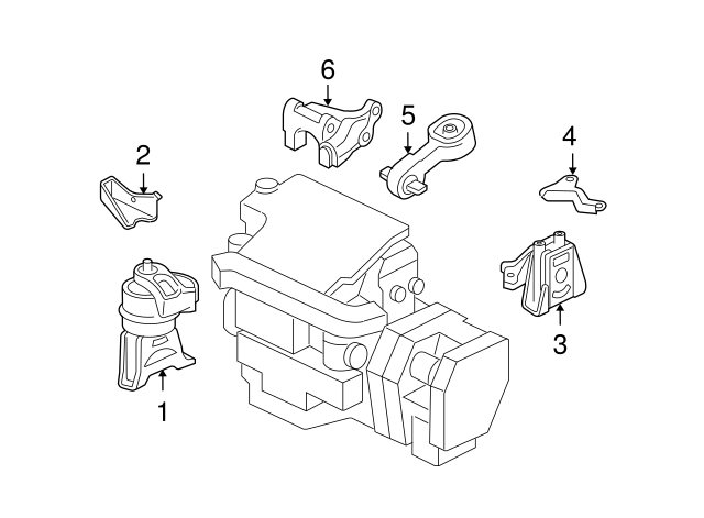 50820-SNC-043 - Engine Mount 2006-2011 Honda Civic | Honda Parts Online