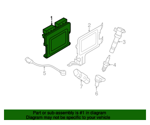 39108-3C012 - Engine Control Module (ECM) - 2013 Kia Sorento | Kia Auto ...
