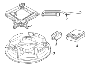 68312971AB - Exhaust Bracket And Isolator - 2017-2020 Jeep Compass ...
