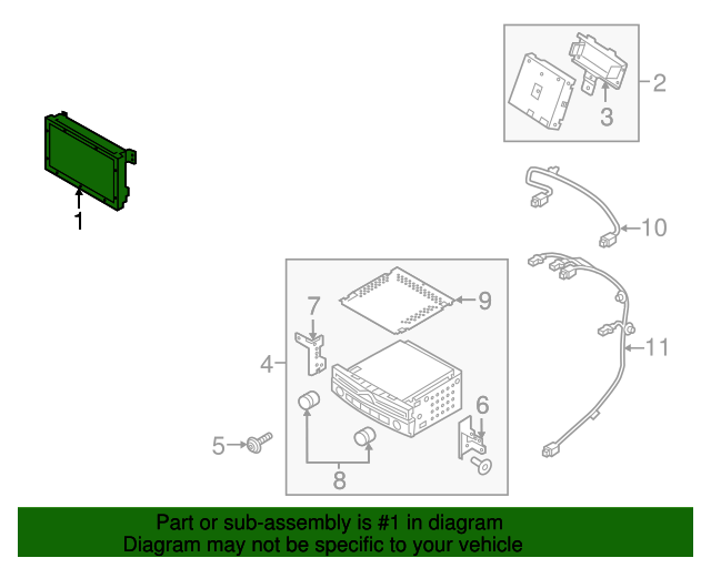96525-3T550 - Display System 2015 Kia K900 | Kia.Parts Store