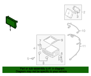 96525-3T550 - Display System 2015 Kia K900 | Kia.Parts Store