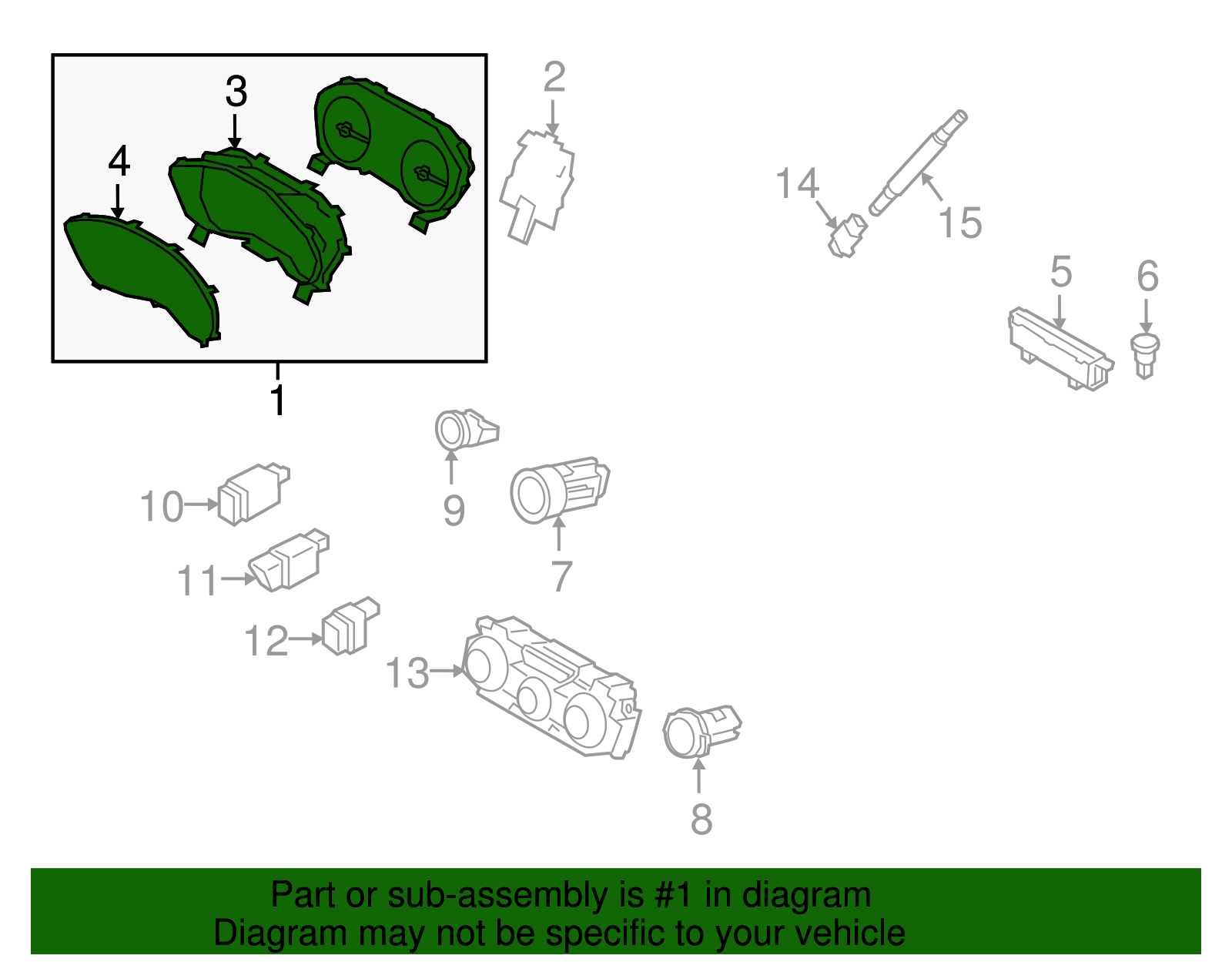 2022-2023 Subaru Impreza | 2022-2023 Subaru Impreza - Cluster Assembly ...