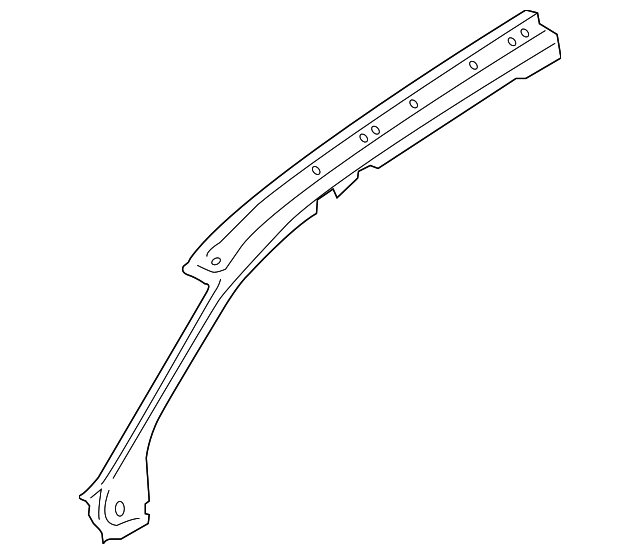 4L0-809-203 - Upper Pillar Reinforced 2007-2015 Audi Q7 | Audi OEM Parts