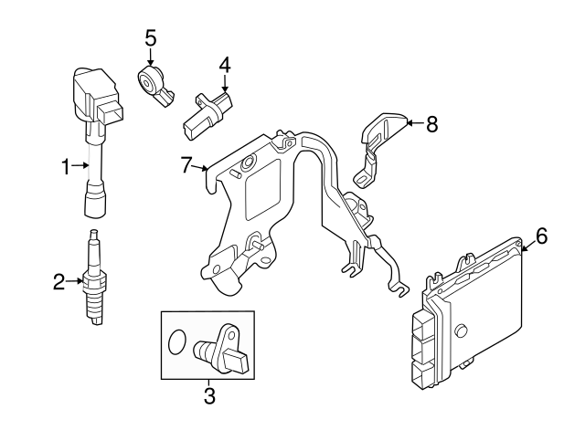 23731-JA00C - Engine Crankshaft Position Sensor 2007-2020 Nissan ...
