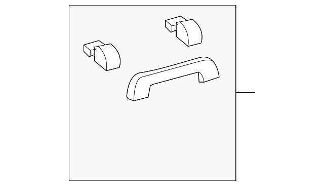 2004-2015 Toyota Interior Grab Bar 74610-02071-B1 | OEM Parts Online