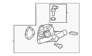 2020-2021 GM Water Outlet 55512491 | GMPartsDirect.com