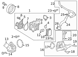 2020-2021 GM Water Outlet 55512491 | GMPartsDirect.com