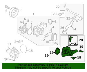 2020-2021 GM Water Outlet 55512491 | GMPartsDirect.com
