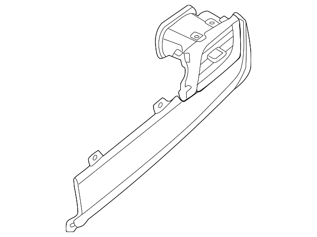 2021-2023 Nissan Rogue Trim Panel 68411-6RR2A | Team Nissan Inc.
