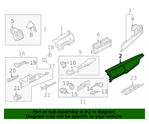 2021-2023 Nissan Rogue Finish Panel 68211-6RB0C | Ziegler Nissan of ...