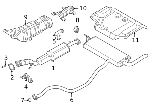 200A0-6LB2A - Converter & Pipe 2020-2021 Nissan Sentra | Nissan Parts ...