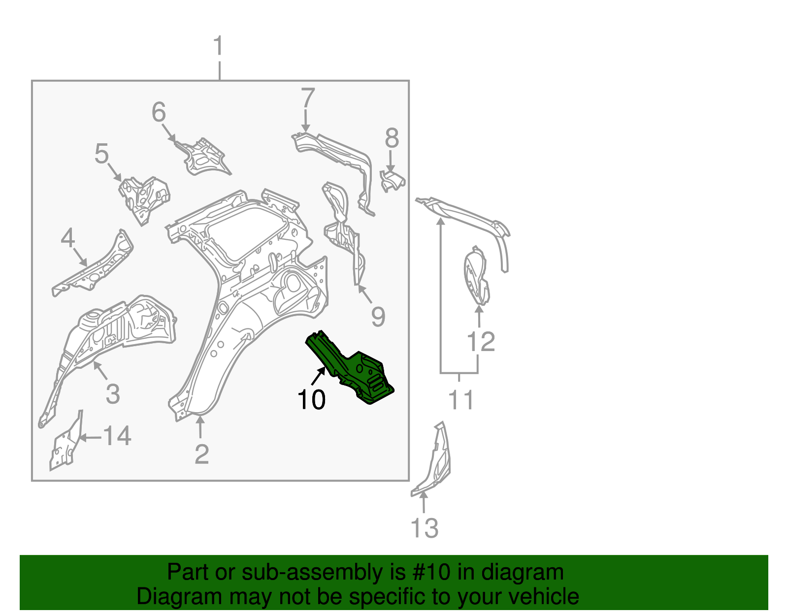 EG21-70-120 - Suspension Support 2007-2012 Mazda CX-7 | Florida Mazda Parts