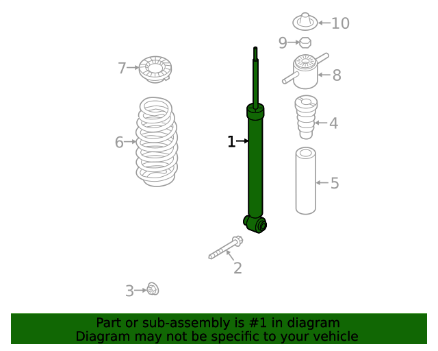 2018-2023 Hyundai Shock Absorber 55307-J9UA0 | OEM Parts Online