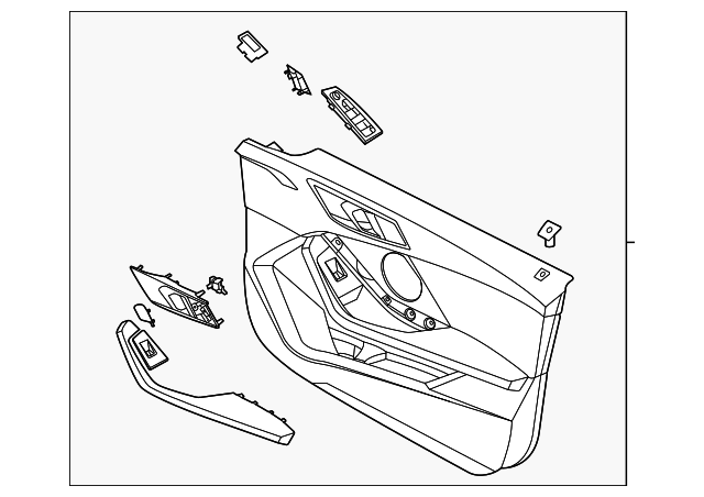 51-41-9-418-258 - Door Trim Panel - 2020-2024 BMW | BMW Parts Exchange