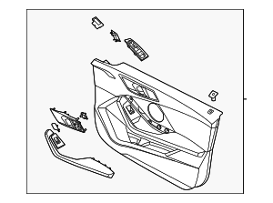 51-41-9-418-258 - Door Trim Panel - 2020-2024 BMW | BMW Parts Exchange