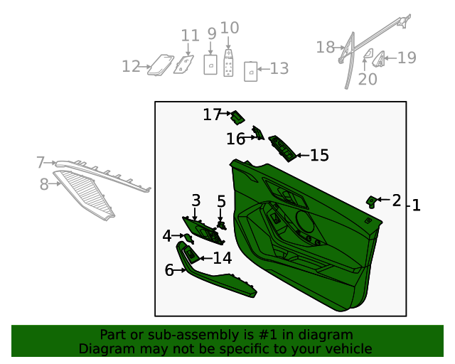 51-41-9-418-258 - Door Trim Panel - 2020-2024 BMW | BMW Parts Exchange