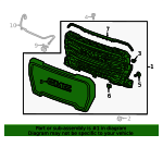 2019-2021 GMC Sierra 1500 Front Grille Kit 84508683 | TascaParts.com