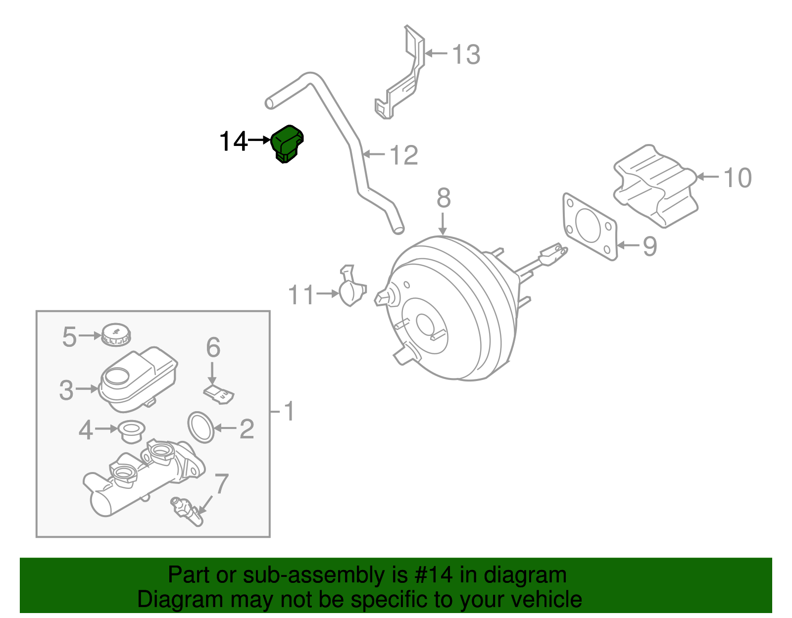 2005-2019 Nissan Frontier Vacuum Hose Clip 49791-4M405 | CMA's Colonial ...