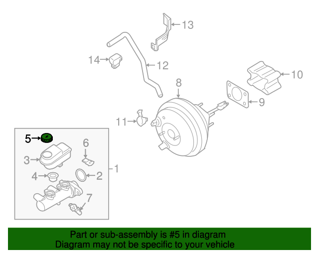 2007-2022 Nissan Reservoir Cap 46020-EA20A | OEM Parts Online