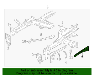 645J4-L2000 - Upper Reinforced 2021-2025 Kia K5 | Kia.Parts Store