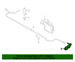 61-67-7-377-667 - Washer Nozzle - 2010-2017 BMW | BMW Parts Exchange