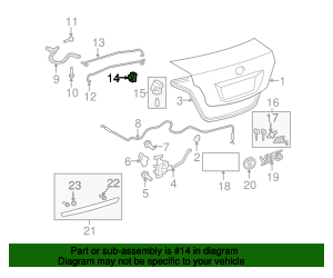 64127-16070 - Torsion Bar Support - 2007-2012 Toyota Yaris | OEM ...