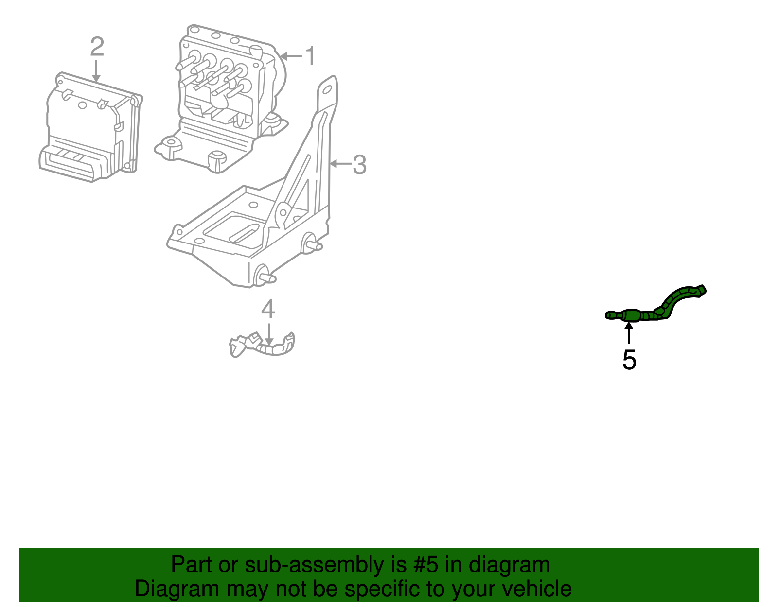 2000-2005 Chevrolet Multi-Purpose Wiring Connector 12167117 GM ...